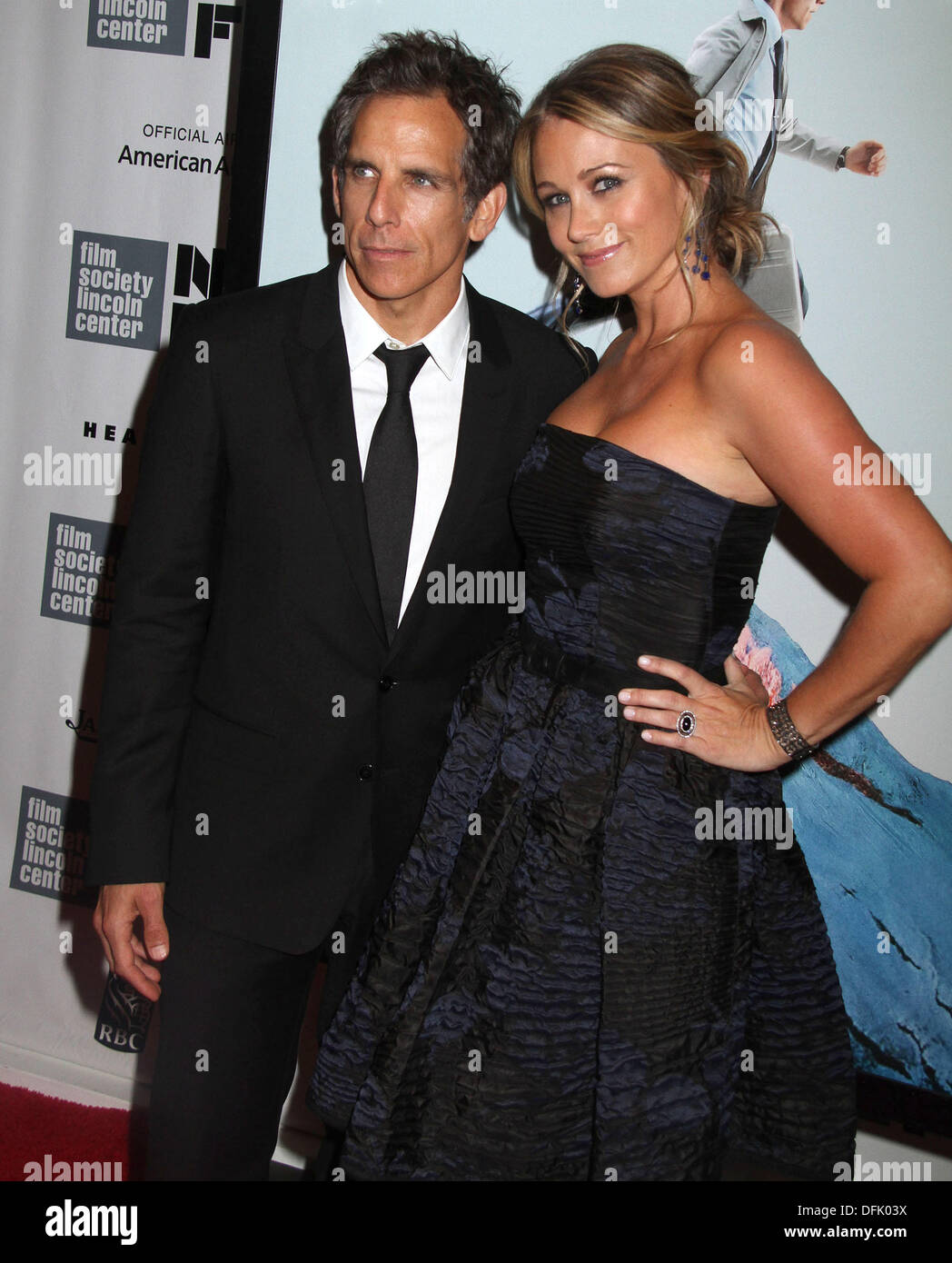 New York, New York, USA. 5th Oct, 2013. Actor BEN STILLER and his wife ...