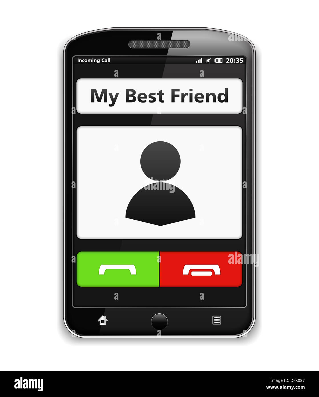 Modern black smart phone with touch screen Stock Photo - Alamy