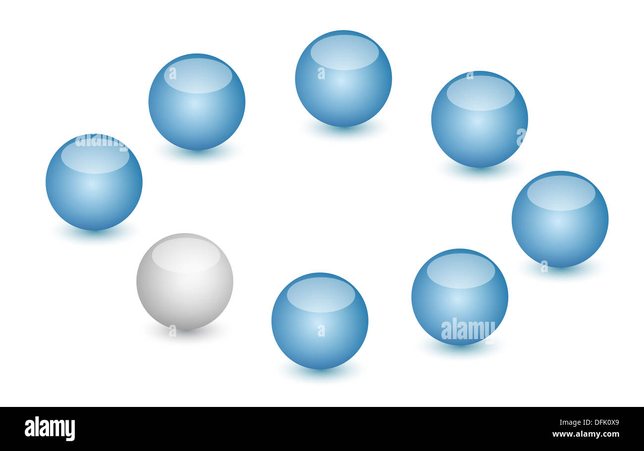 Network balls partnership communication concept Stock Photo - Alamy