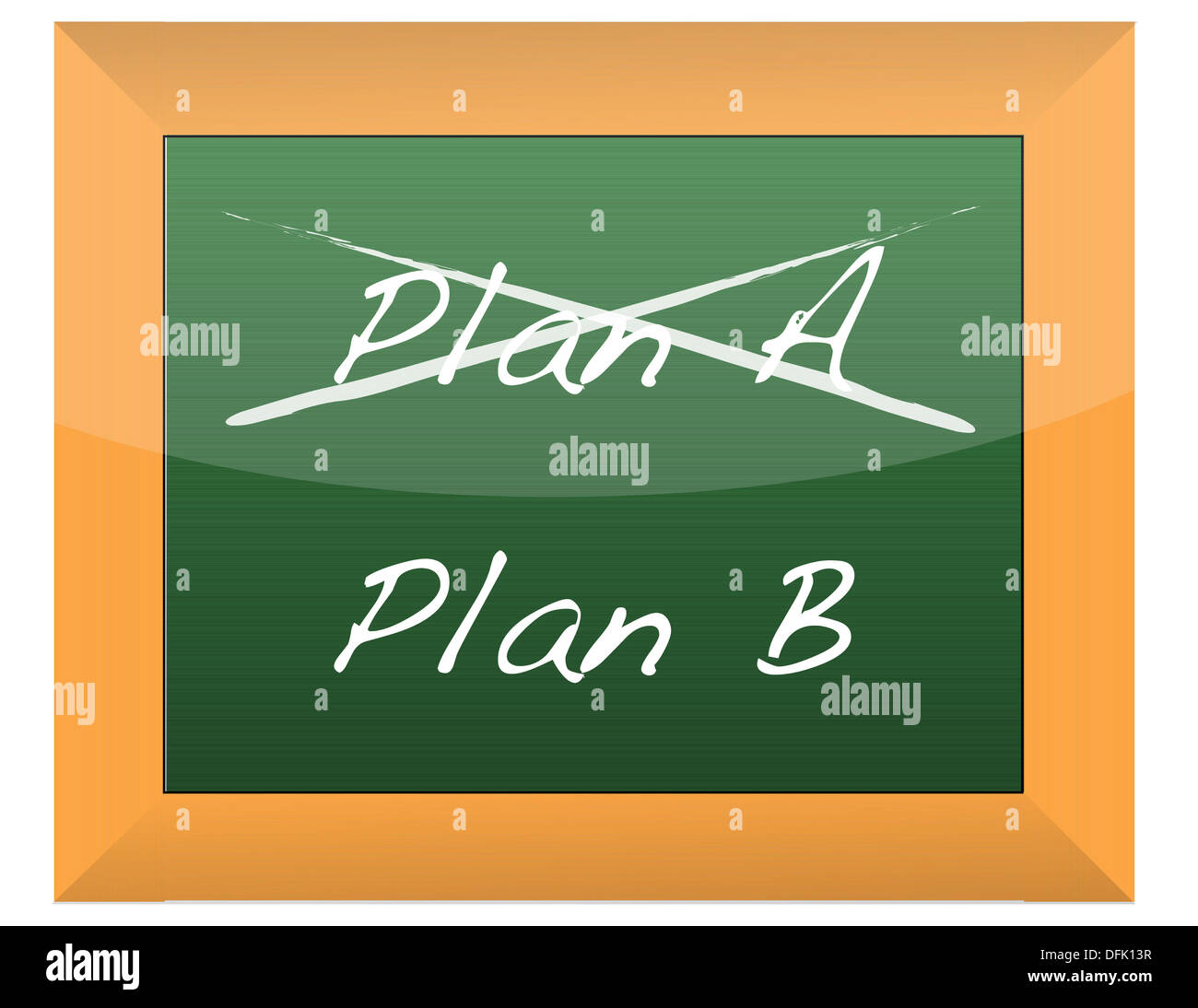 Plan a or plan b on chalkboard plan hi-res stock photography and images ...