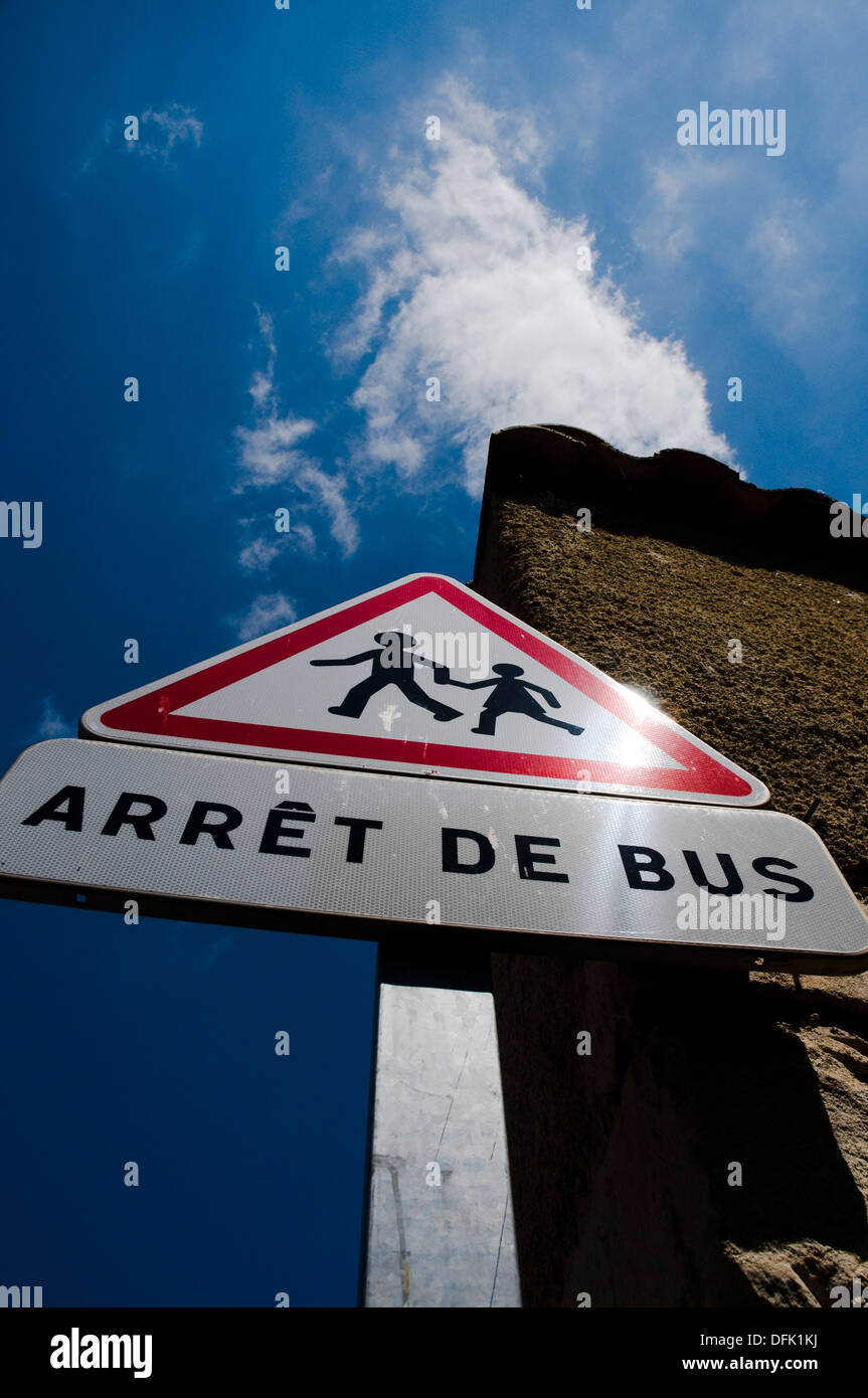 French warning sign hi-res stock photography and images - Alamy