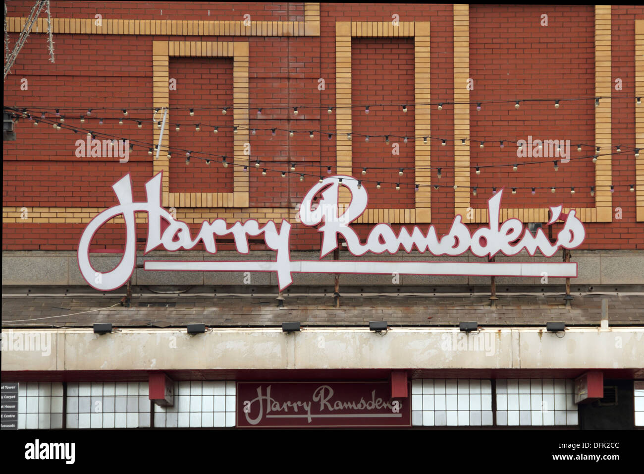 Famous harry ramsdens sign hi-res stock photography and images - Alamy