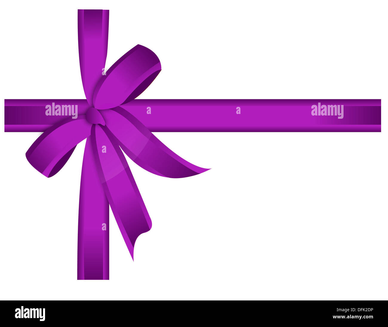Purple cross ribbon and bow. Vector file available Stock Photo - Alamy