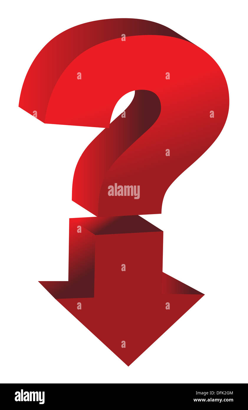 Question Mark Question Mark Down Arrow Illustration Arrow Question