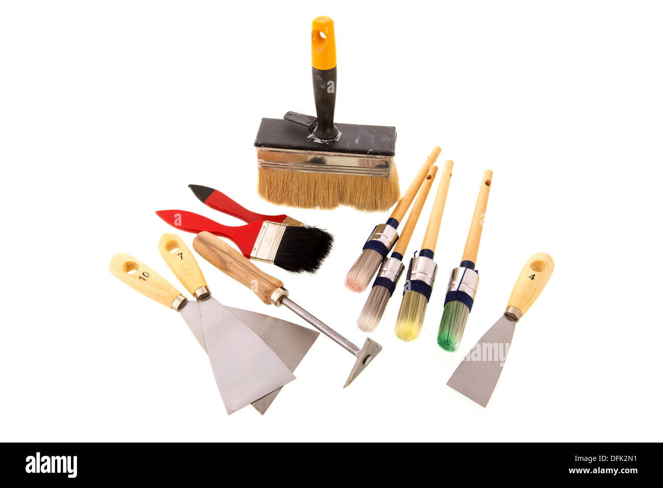 Tools of the painter hi-res stock photography and images - Alamy