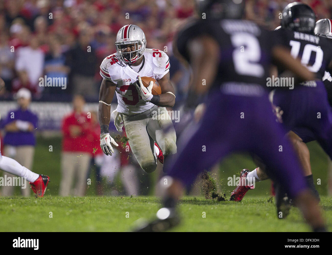 Evanston, Illinois, USA. 5th Oct, 2013. October 05, 2013: Ohio State ...