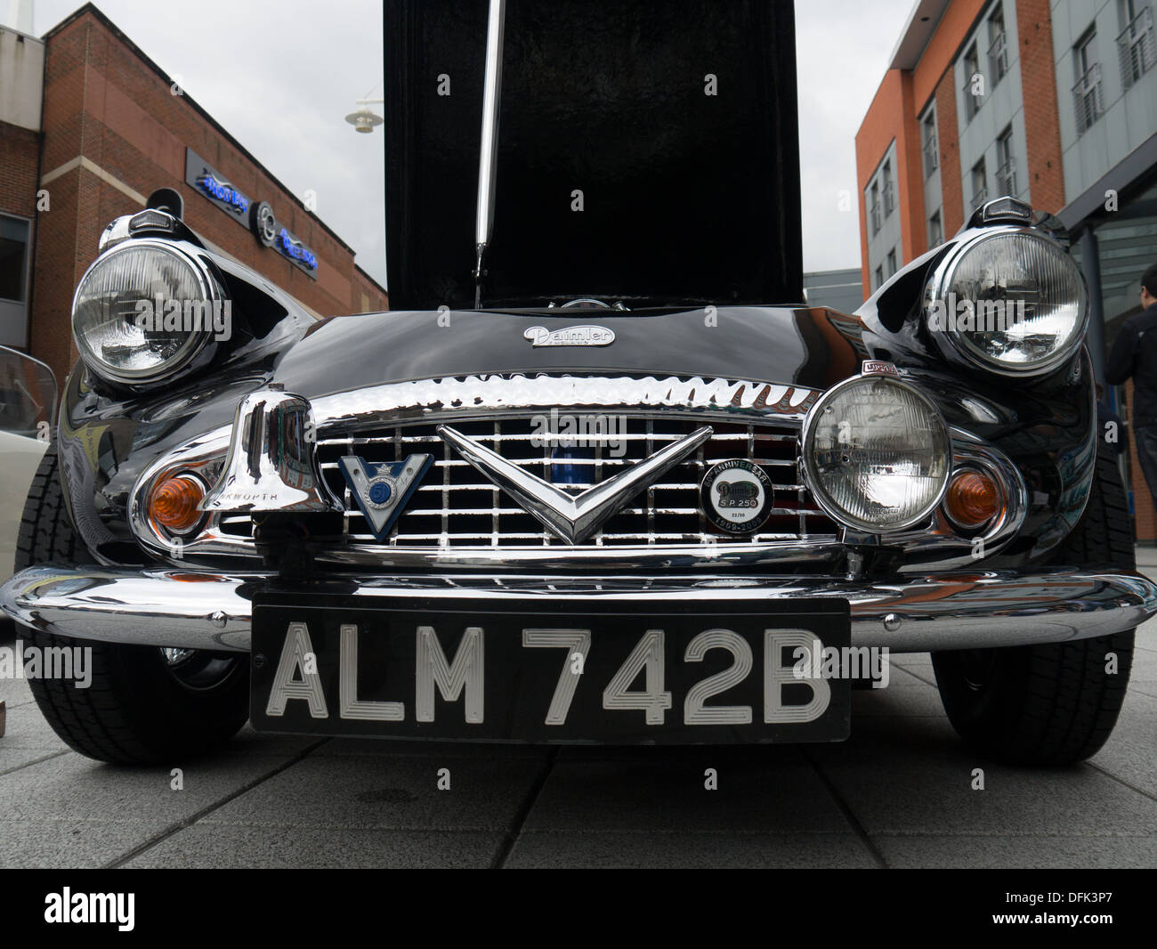 The front of A 1964 Daimler SP250 Dart, This was the last Dart ever ...