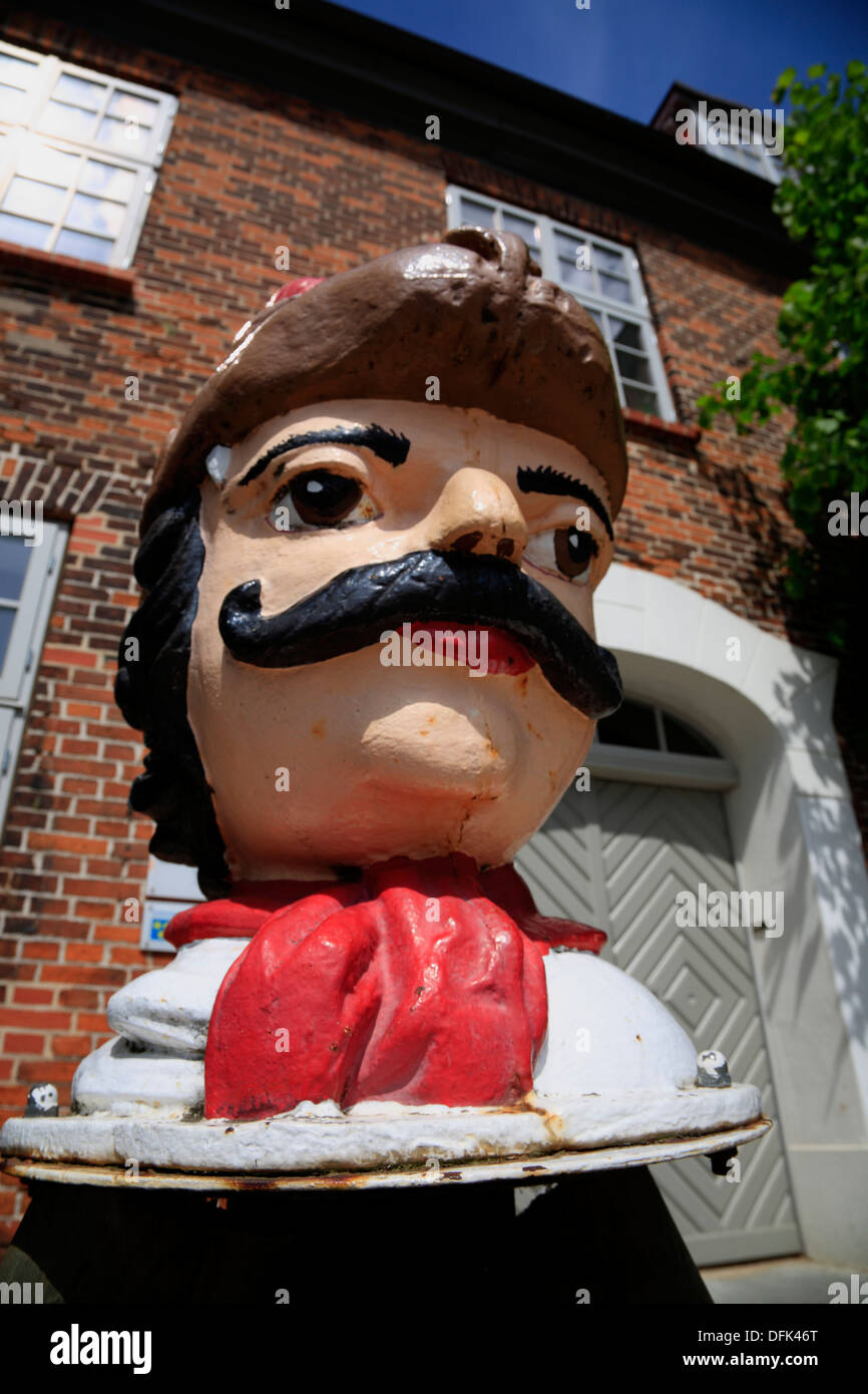 Schwedenkopf, Swedish Head, infront of Baumhaus in the old harbour of ...