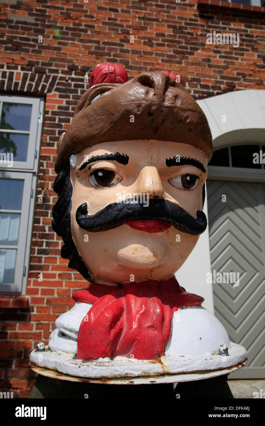 Schwedenkopf, Swedish Head, infront of Baumhaus in the old harbour of ...
