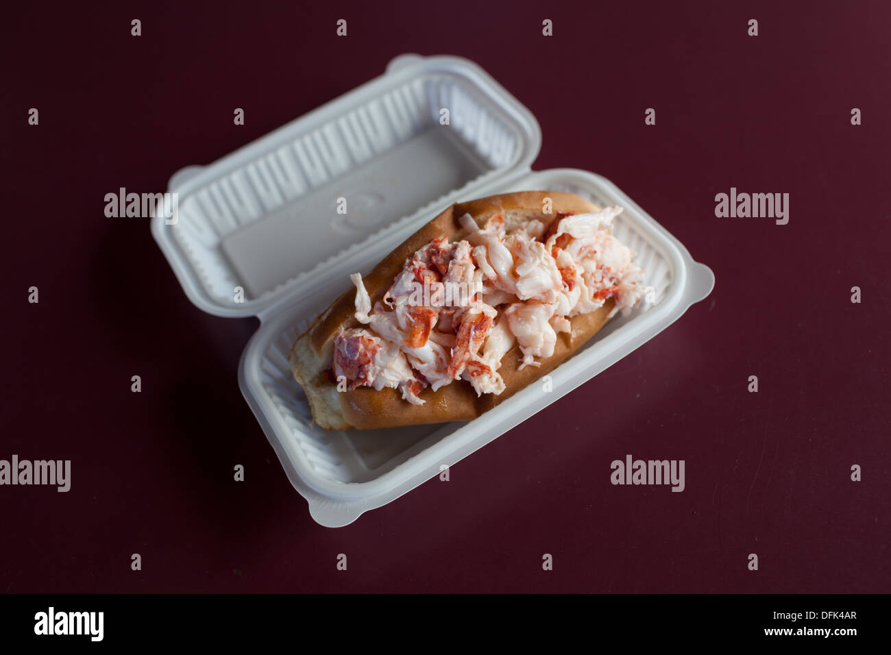 Cape Pier Chowder House Lobster Roll Stock Photo - Alamy