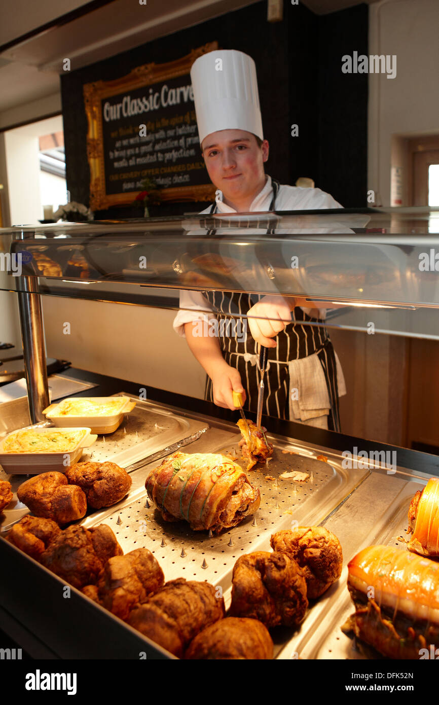 A carvery in a restaurant Stock Photo - Alamy