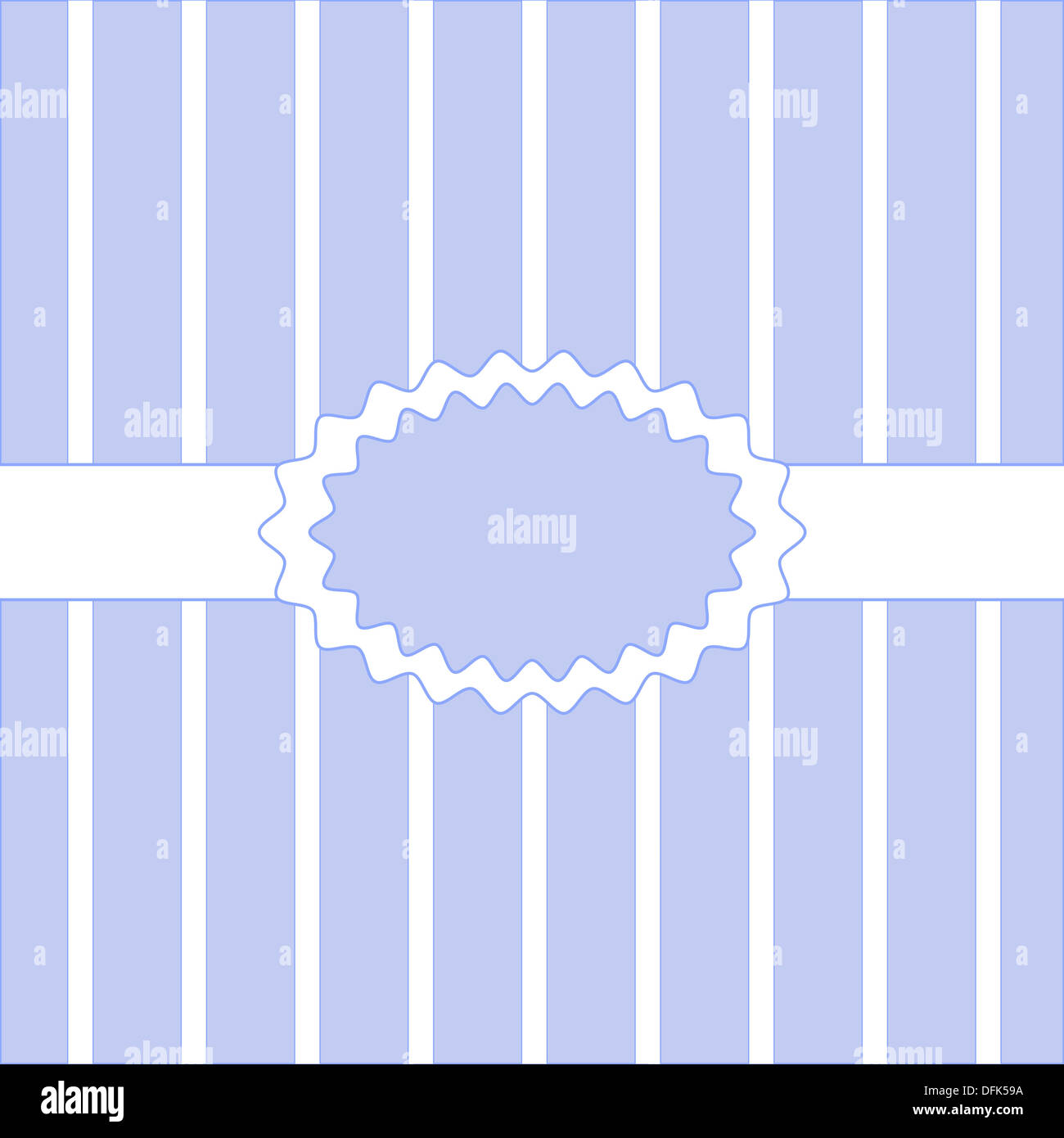 Blue banner on seamless pattern Stock Photo - Alamy