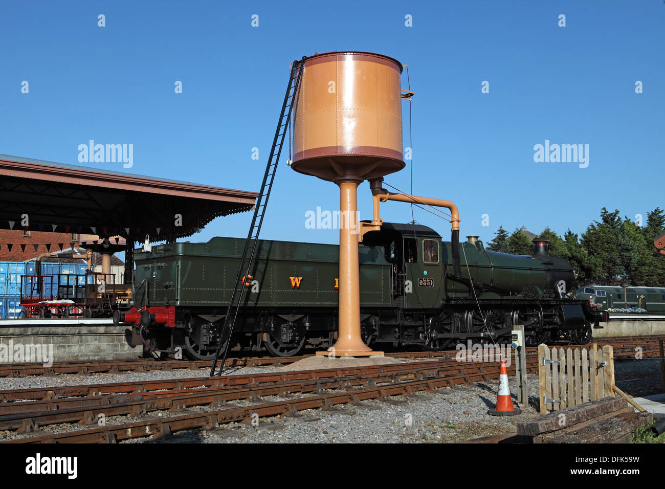 water tower for steam trains Stock Photo - Alamy