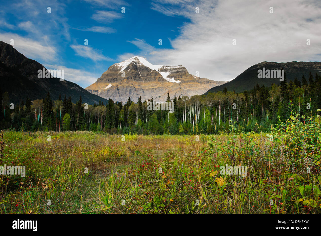 Scenic Mount Robson Stock Photo - Alamy
