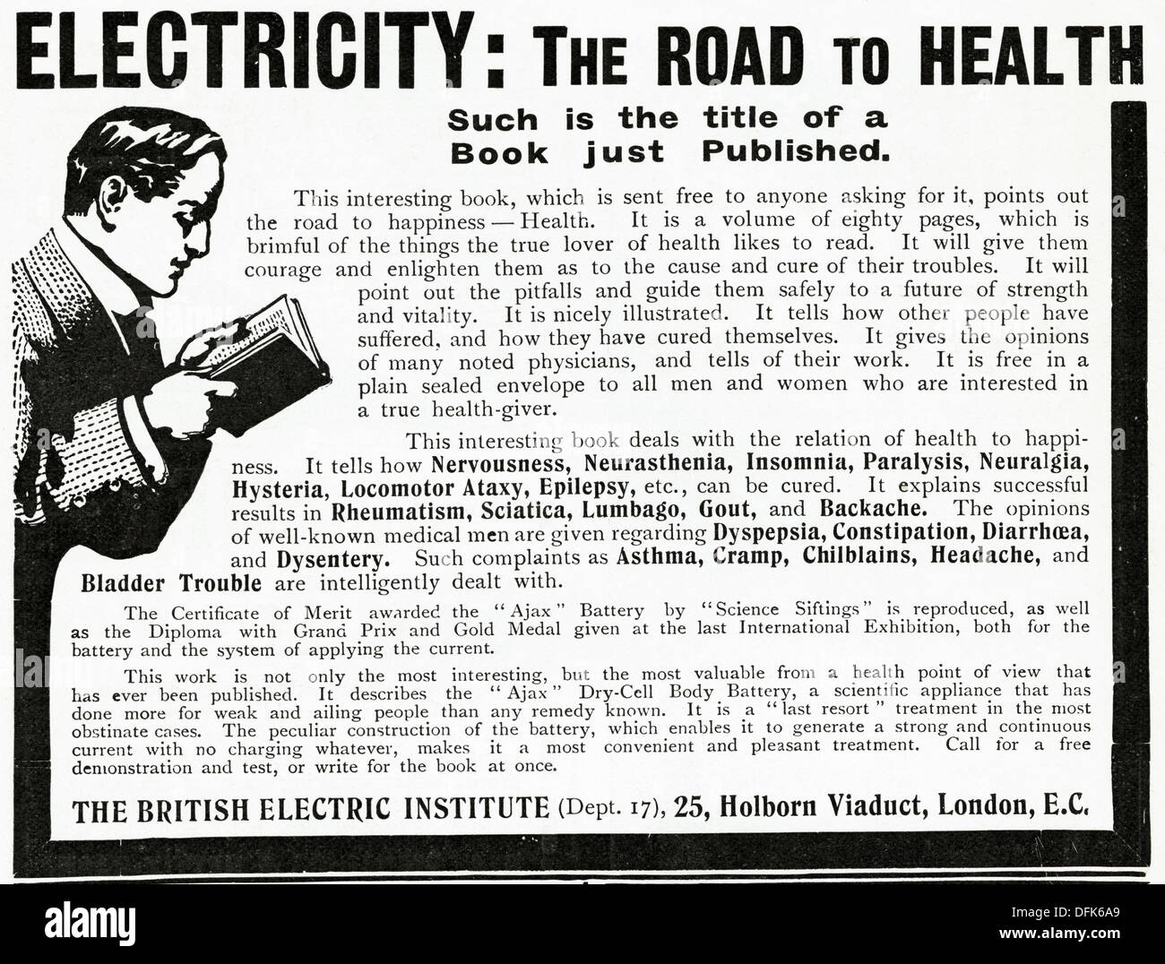 Inside book advert hi-res stock photography and images - Alamy