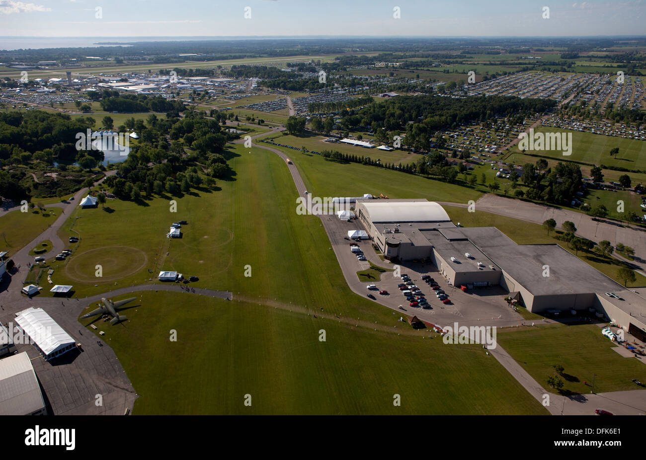 aerial photograph Pioneer Field, AirVenture 2013, Experimental Aircraft ...