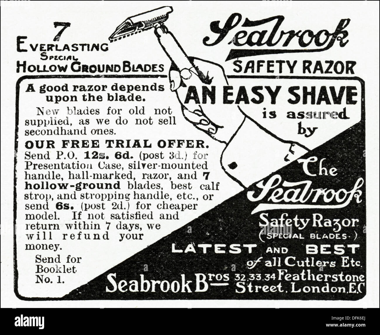 Safety razor ads hi-res stock photography and images - Alamy