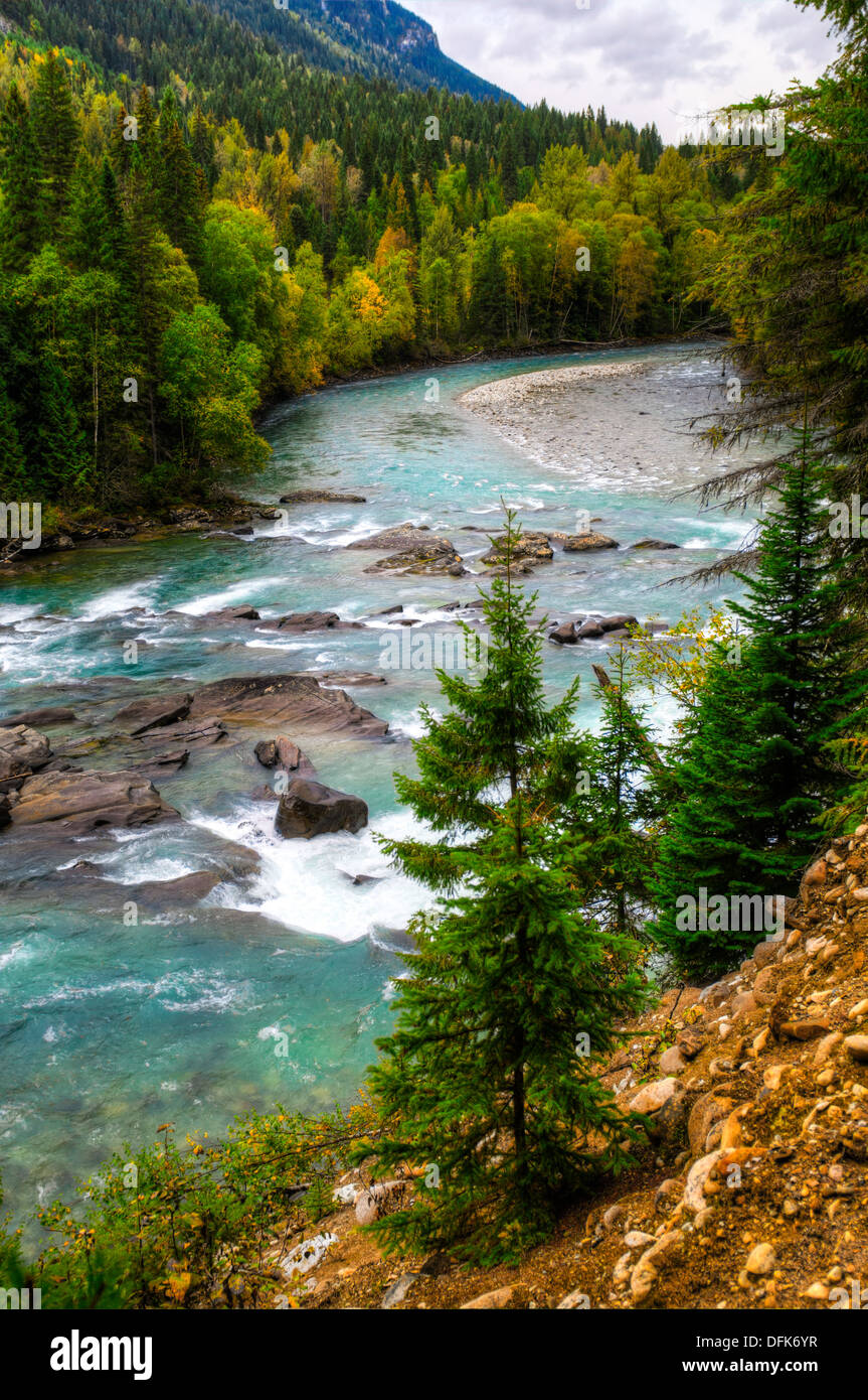 Fraser River, Mount Robson Provincial Park, British Columbia Canada ...
