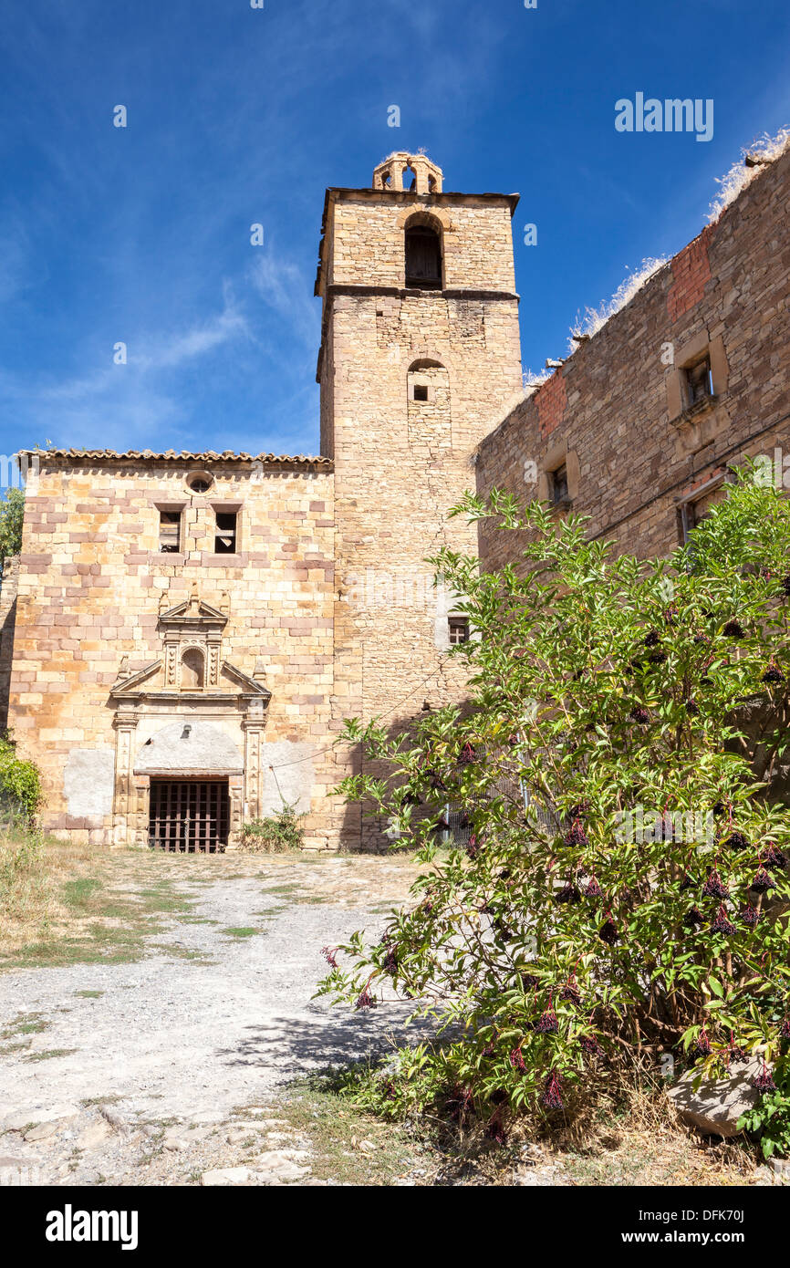 Abandoned village of Ruesta, Huesca, Spain Stock Photo - Alamy