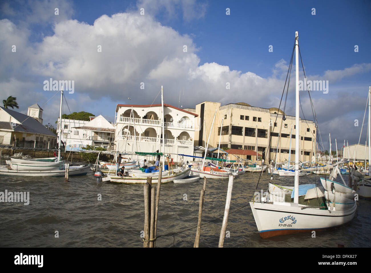 Belize harbour hi-res stock photography and images - Alamy