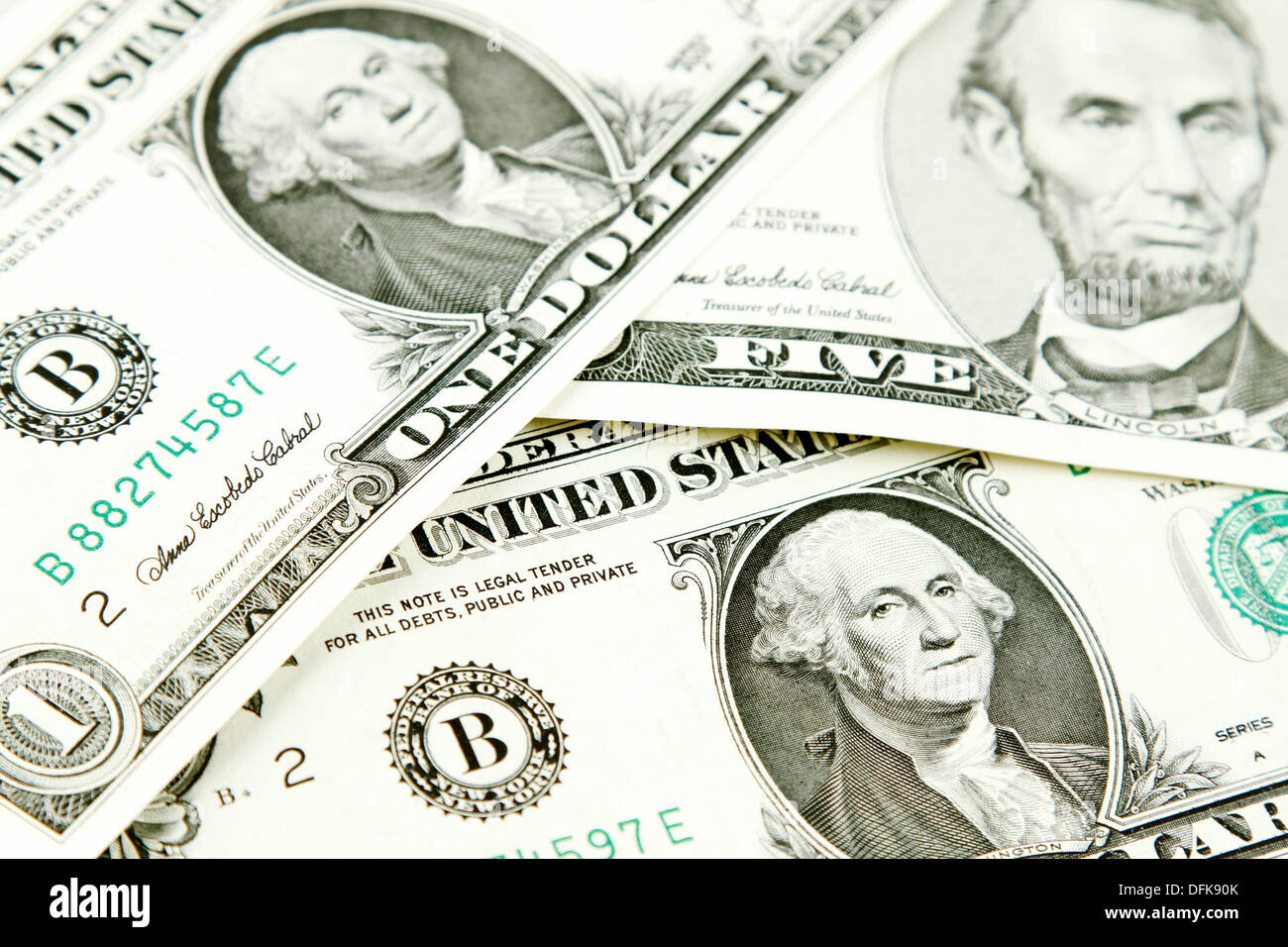 Pile us banknotes hi-res stock photography and images - Alamy