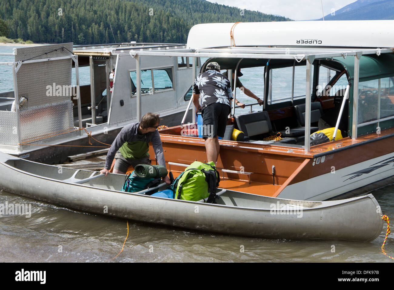 canoe scenic Wells Gray Provincial Park BC Canada Stock Photo - Alamy