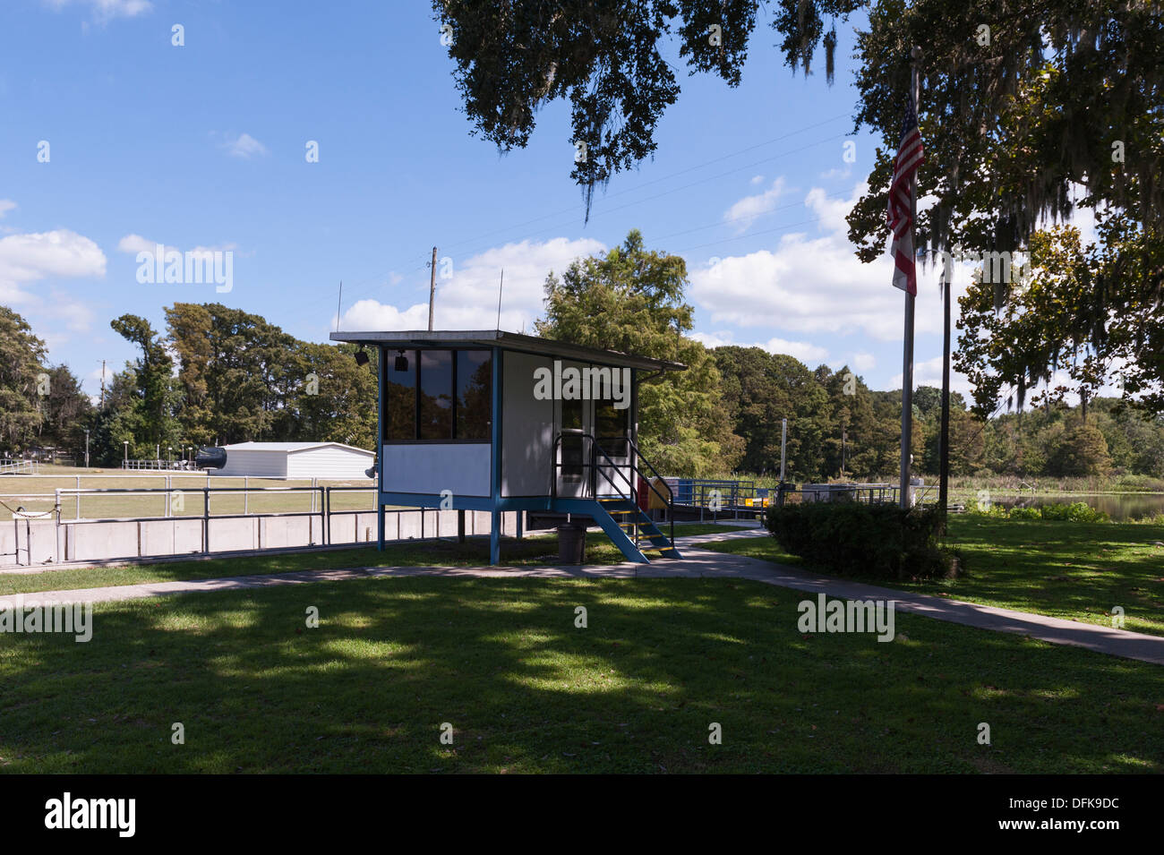 Burrell Navigational Lock and Dam located in Lake County Leesburg ...