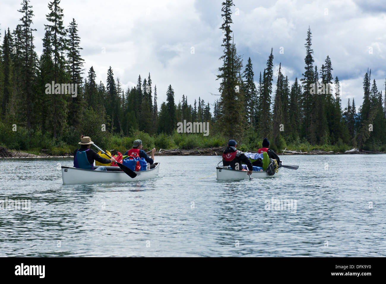 canoe scenic Wells Gray Provincial Park BC Canada Stock Photo - Alamy