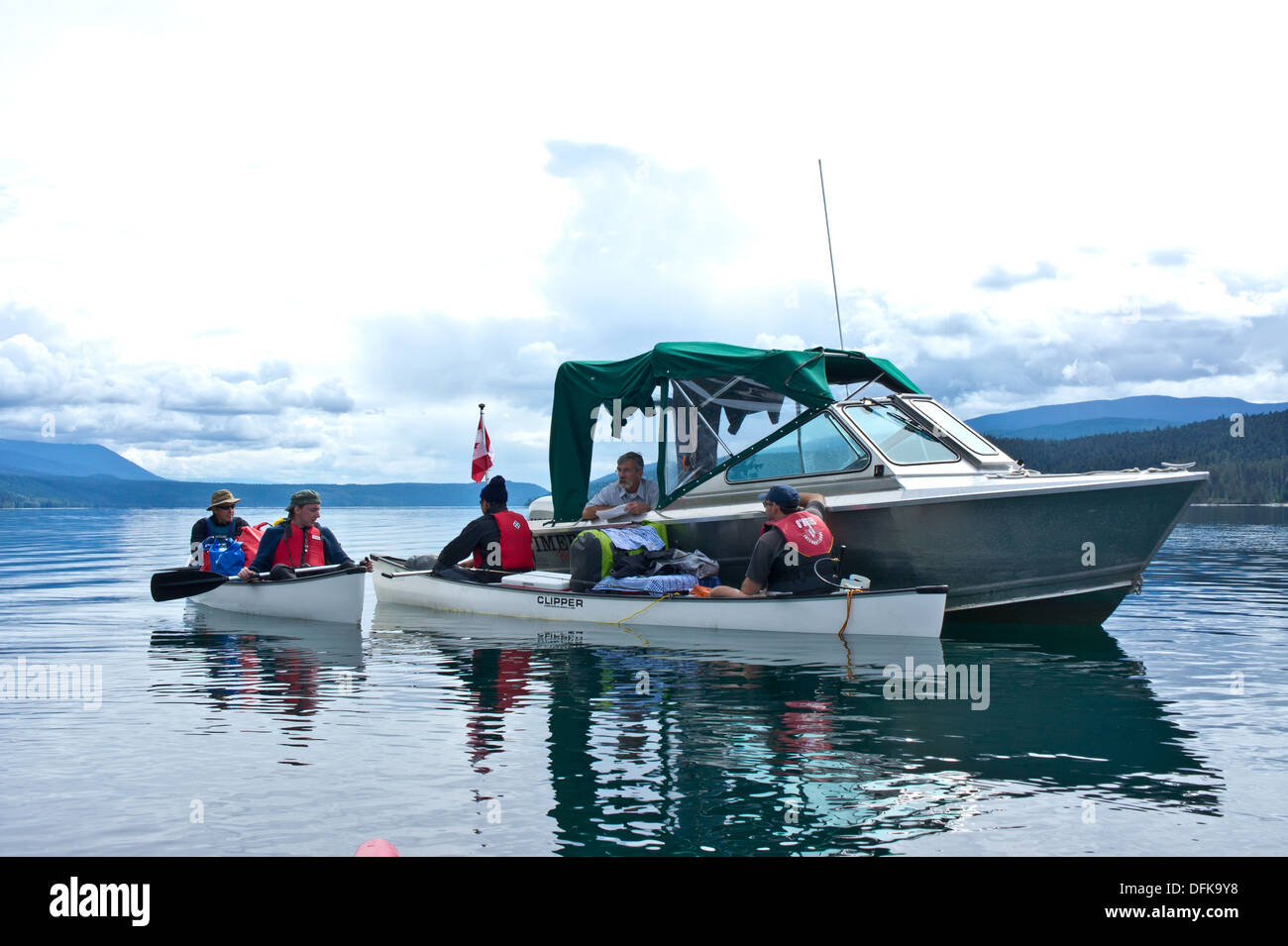 canoe scenic Wells Gray Provincial Park BC Canada Stock Photo - Alamy