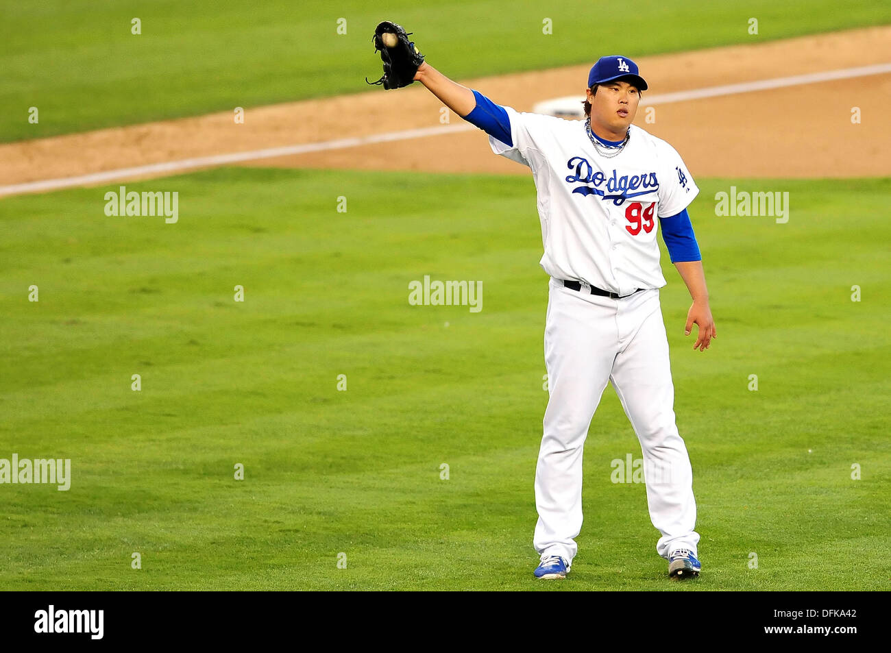 Los Angeles, California, USA. 6th October 2013. Los Angeles Dodgers ...