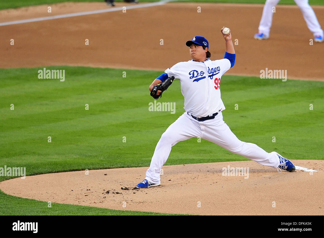 Los Angeles, California, USA. 6th October 2013. Los Angeles Dodgers ...