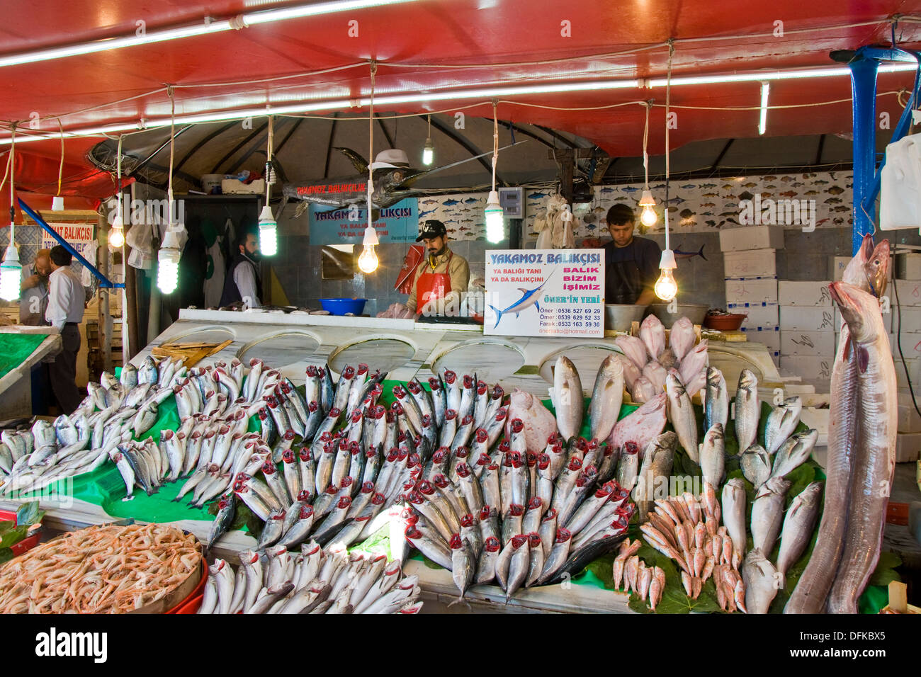 Turkey, Istanbul, Fish market Stock Photo - Alamy