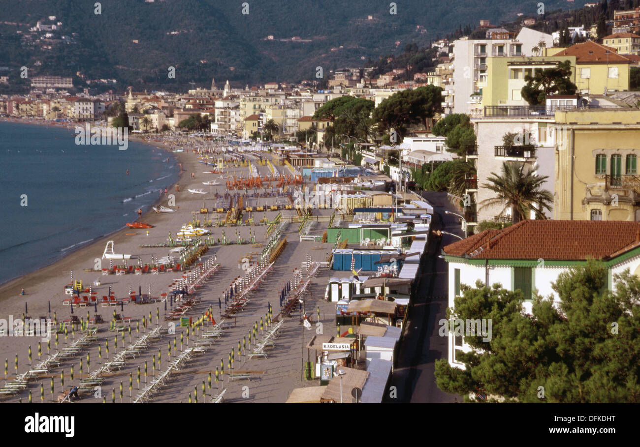 Alassio panorama hi-res stock photography and images - Alamy