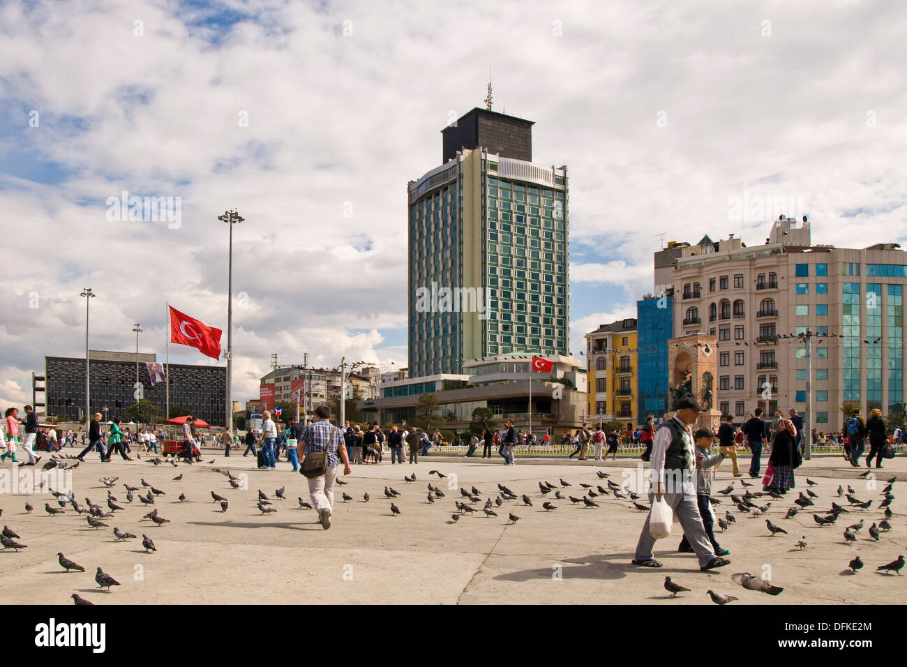 Taksim square galata tower hi-res stock photography and images - Alamy