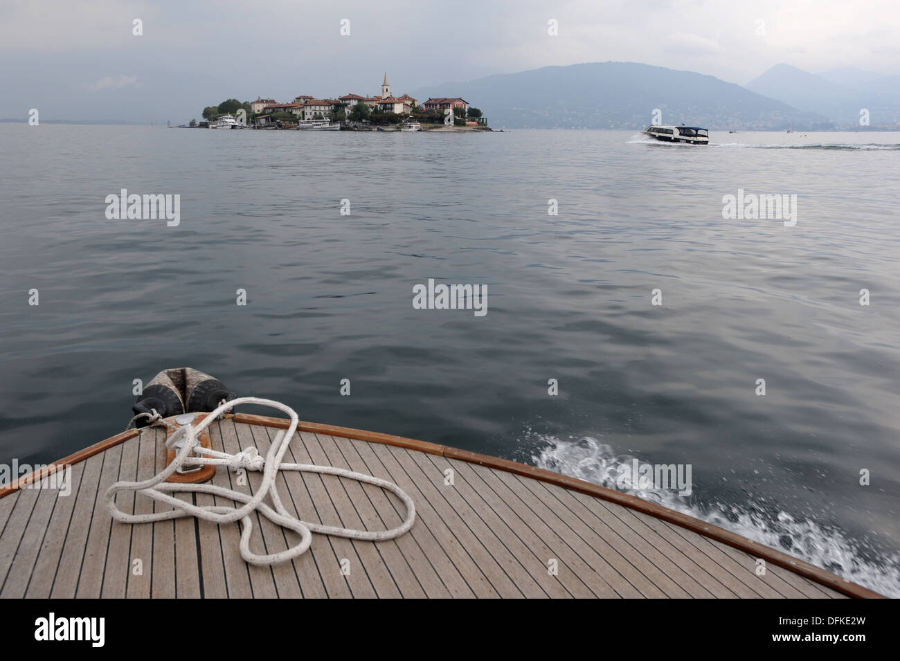 The island of Pescatori on lake Maggiore, Italy Stock Photo - Alamy
