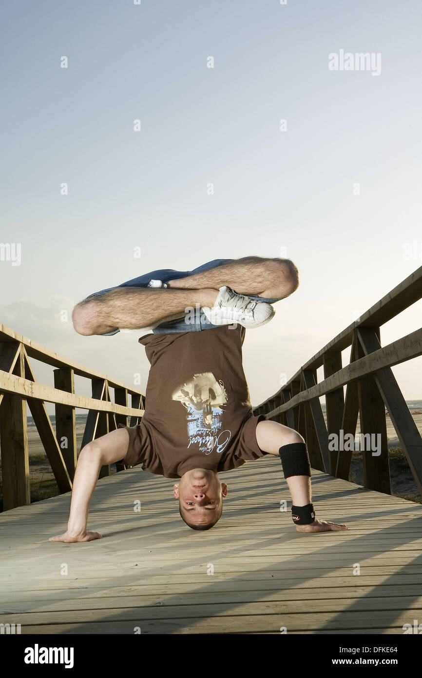 Inverted man hi-res stock photography and images - Alamy