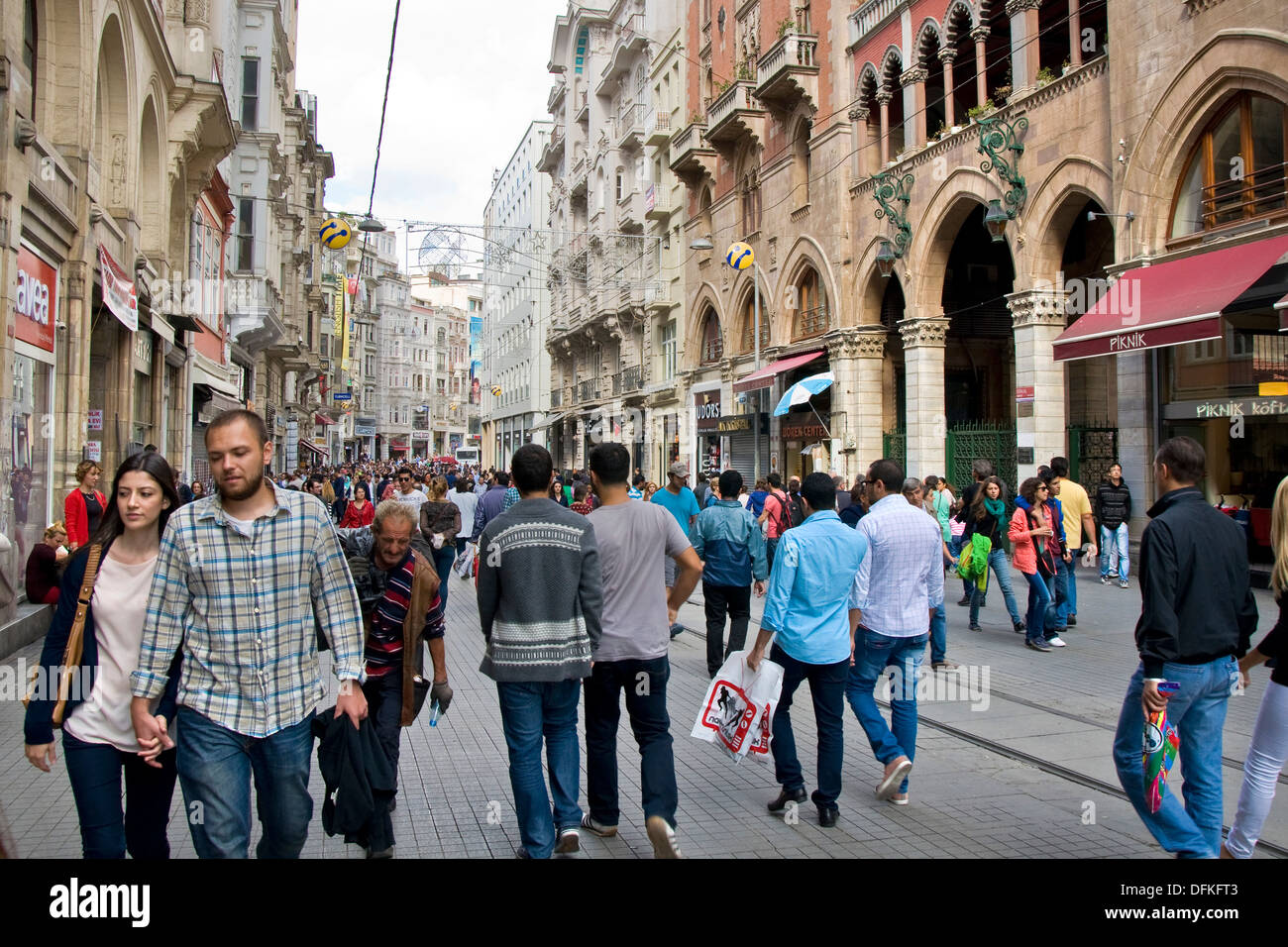 Turkey, Istanbul, İstiklal Caddesi Stock Photo - Alamy