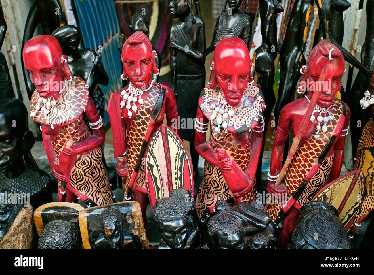 Masai art stone town zanzibar hi-res stock photography and images - Alamy