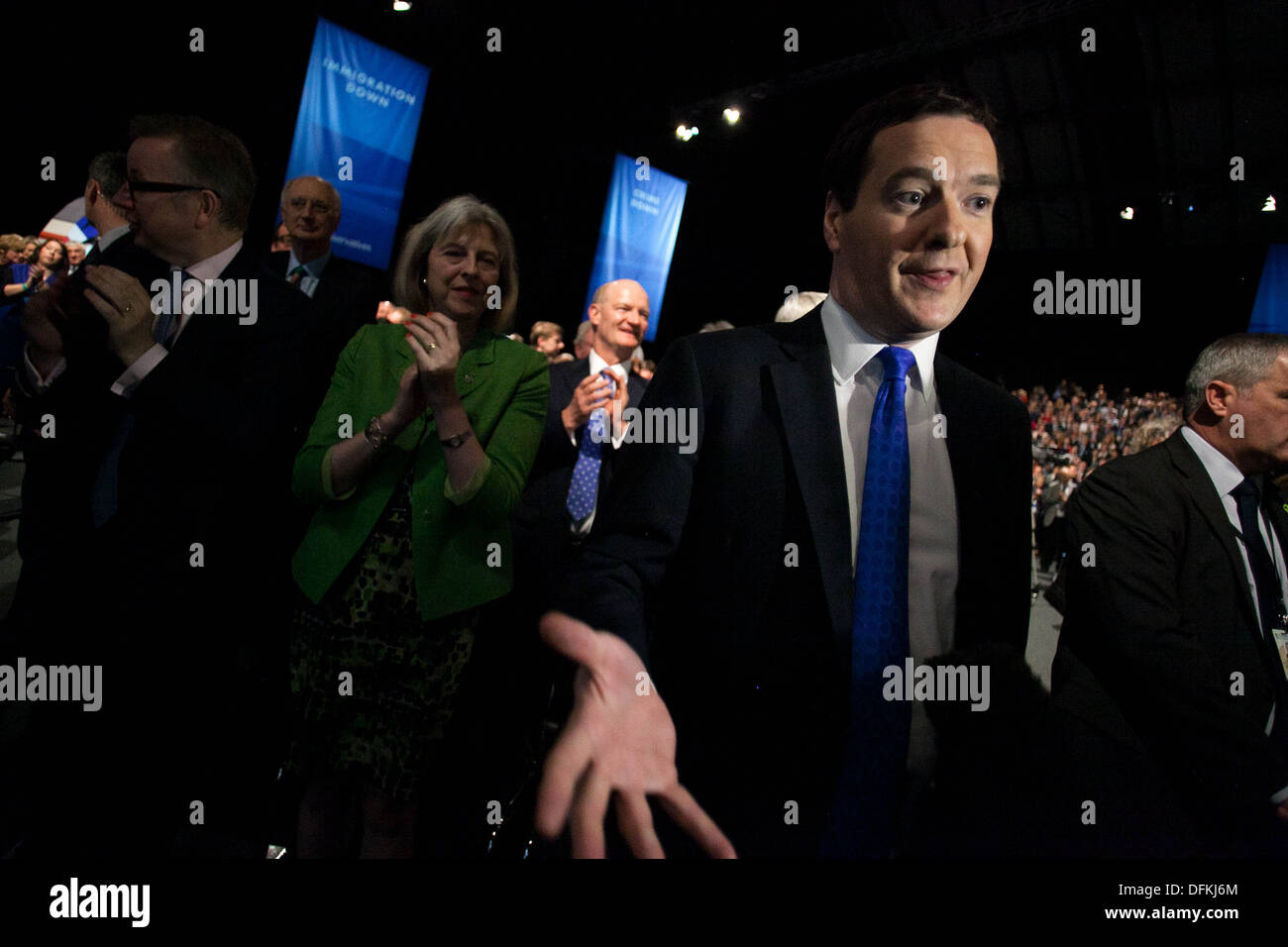 George Osborne at Conservative Party Conference at Manchester Central ...
