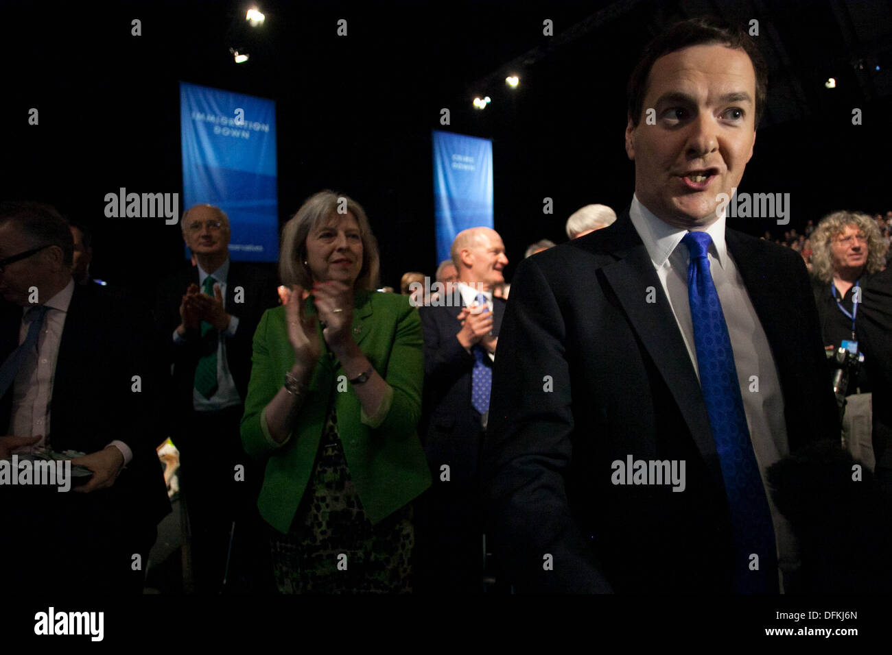 George Osborne at Conservative Party Conference at Manchester Central ...