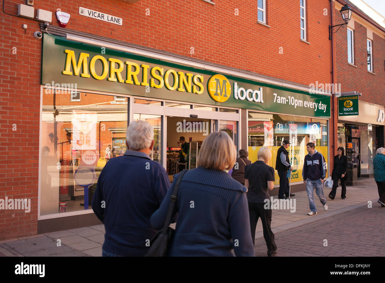 Morrisons M Local at Vicar Lane Shopping Centre , Chesterfield Stock ...