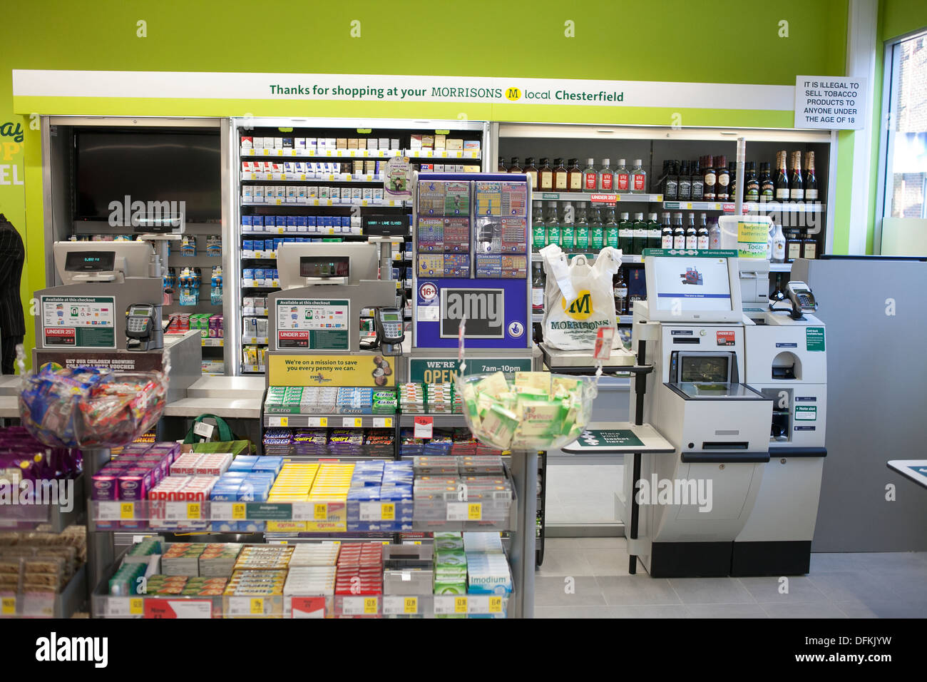 Morrisons M Local at Vicar Lane Shopping Centre , Chesterfield Stock ...