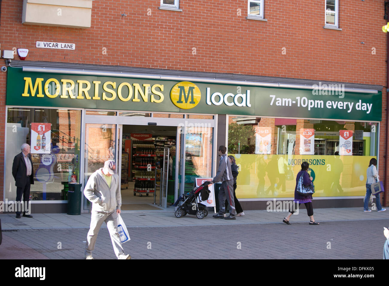 Morrisons M Local at Vicar Lane Shopping Centre , Chesterfield Stock ...
