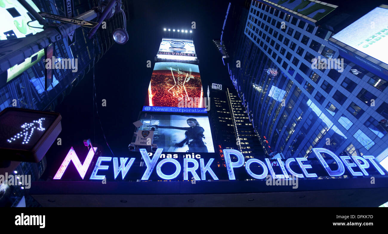 New York Police Department Sign High Resolution Stock Photography and ...