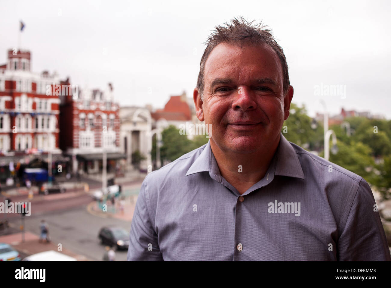 15/07/13 Tony Nutall from Southern Fried Chicken at the company office ...