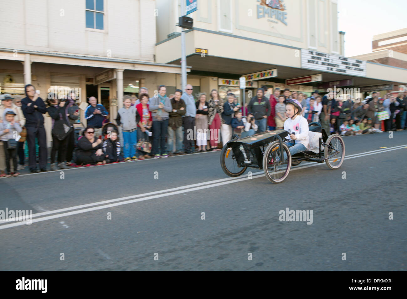 Billy cart racing, Tulip Festival, Bowral, NSW, Australia Stock Photo ...