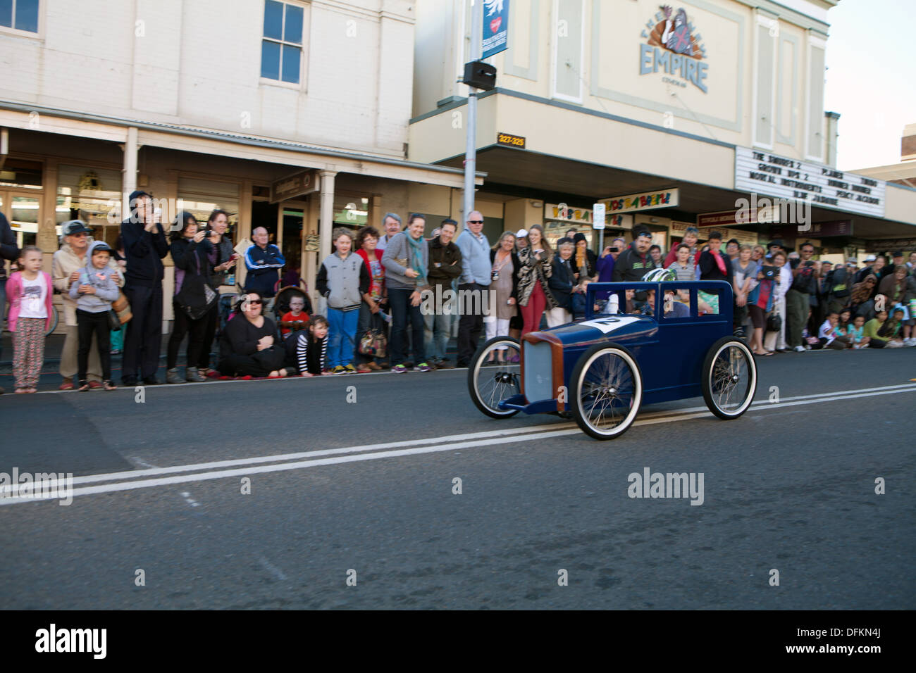 Billy cart racing, Tulip Festival, Bowral, NSW, Australia Stock Photo ...