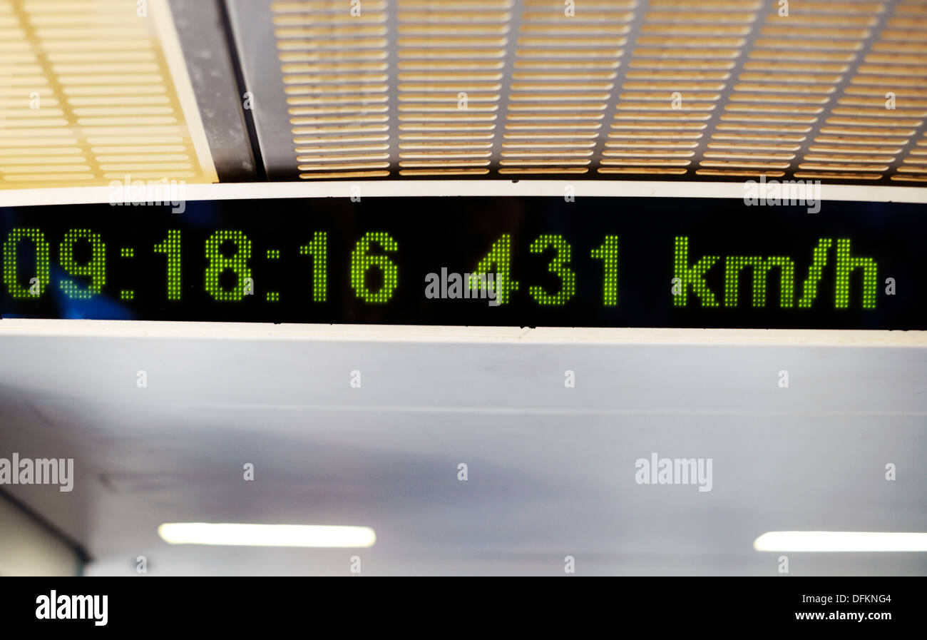 Inside shanghai maglev train magnetic hi-res stock photography and ...