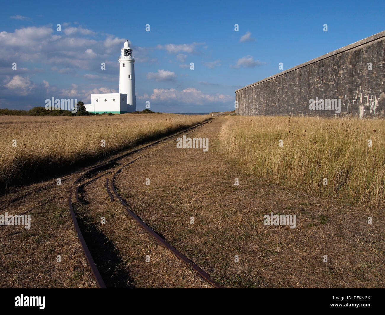 Hurst Point lighthouse, Hampshire, England Stock Photo - Alamy