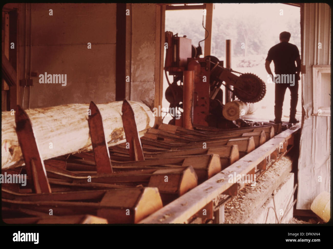 Paper mill wood chipper hi-res stock photography and images - Alamy